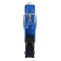 China FTTH SC APC Single Mode Fast Connector 0.2dB Insertion Loss 40N Tensile Strength for sale