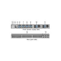 China CE6881H-48T6CQ-B CE6881H-48T6CQ-F 6*100GE QSFP28 48 Port 100g Ethernet Network Data Center Switch for sale