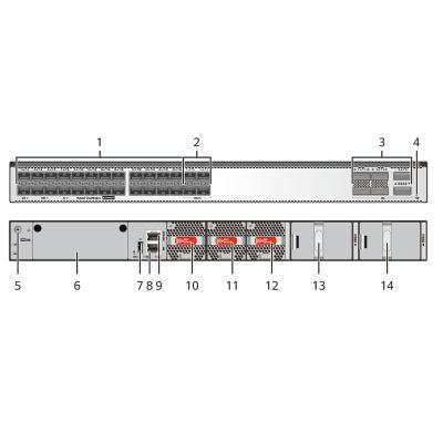 China S5732-H24S4X6QZ-V2 02354VBL 24*GE SFP Ports 4*10GE SFP+ Ports Access Switch for sale