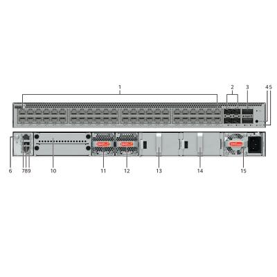 China S5755-H48UN4Y2CZ 02355NEH 2*100GE QSFP28 Ports Ethernet Network Switch for sale