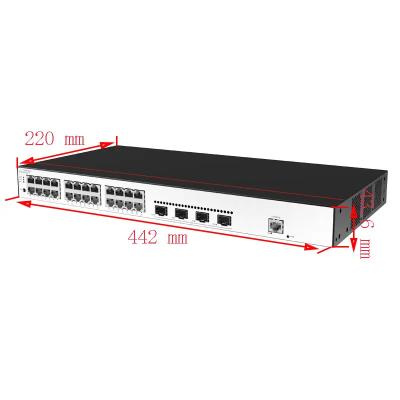 China S5735-L24P4S-A1 98011321 24*10/100/1000BASE-T Ports 4*GE SFP Ports Ethernet Fiber Switch for sale