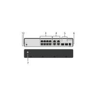 China S5751R-L8LP4UN2X-QA 98012803 2*10GE SFP+ ports 8 Port Network Switch for sale