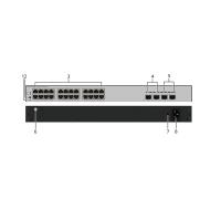 China S5751R-L24P2J2X-A 98012700 24*10/100/1000BASE-T Ports (PoE+) Network Poe Gigabit Switch for sale