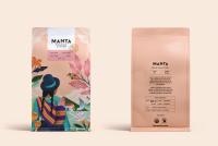 China Gravure Printing Coffee Packaging Bags Color Printed 500g Flat Bottom Customizable for sale