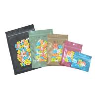 China Three Side Seal Pouch Clear Front And Back Holographic Finish for sale
