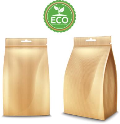 China High Barrier Biodegradable Packaging Bags Flat Bottom Multi Layers For Food Packaging for sale