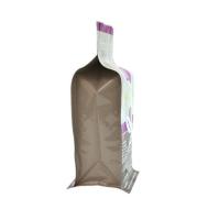 China PLA +PBAT Stand Up Gusseted Pouch , Laminated Kraft Paper Bags 200microns for sale