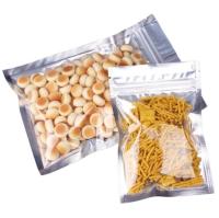 China OEM Clear Front Back Stand Up Pouch Aluminum Foil Food Packaging for sale