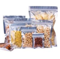 China OEM Clear Front Back Stand Up Pouch Aluminum Foil Food Packaging for sale