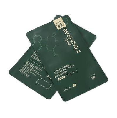 China MOPP / VMPET Three Side Seal Pouch Heat Seal Aluminium Foil Bags For Facial Mask for sale