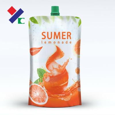 China Gravure Printed Aluminium Foil Pouch Packaging Stand Up Drink Pouches 4oz 8oz for sale