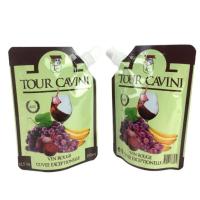 China Reusable Spouted Liquid Stand Up Pouches , Customized Juice Spout Pouch for sale