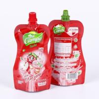 China 1000ml Stand Up Spout Pouch Customized Printed Plastic Tomato Sauce Packaging Doypack for sale