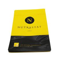 China Flat Bottom Biodegradable Packaging Bags Laminated Pouch For Coffee Bean Packaging for sale
