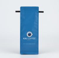 China High Barrier Printing Aluminum Foil Side Gusset Coffee Bags OEM With Zipper / Tin Tie for sale
