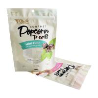 China Aluminum Foil Stand Up Zipper Pouch Bag Heat Seal Resealable 50 microns For Snack Popcorn for sale