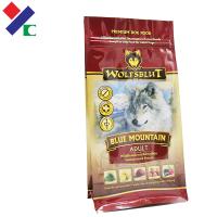 China 5kg Plastic Side Gusset Recycle Dog Food Bags 180 micron Gravure Printing for sale