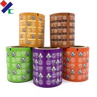 China Candy Chocolate Bar Packaging Printed Bopp Plastic Film Roll 30micron for sale