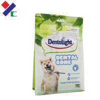 China Custom Print Pet Food Packaging Bag Eight Side Sealing 2KG Matte 120 Micron for sale