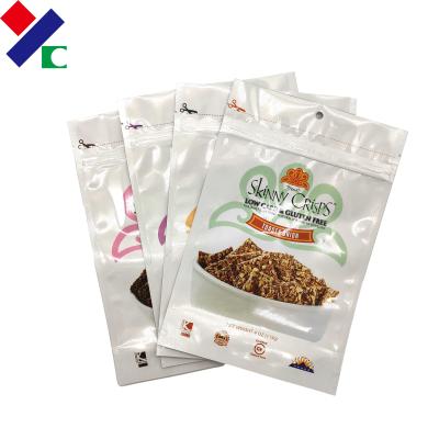 China Digital Printing Stand Up Zipper Pouch 10 Colors MBOPP Moisture Barrier For Snack Packing for sale