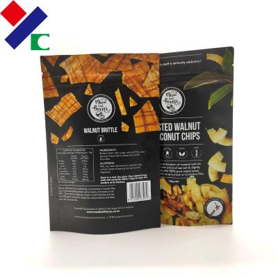 China Zip Top Biodegradable And Compostable Food Grade Mylar Bag Custom Printed 200microns for sale
