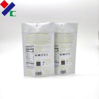 China Resealable Biodegradable Stand Up Zip Lock Pouch Bags For Protein Powder SGS Certified for sale