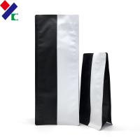 China 500g 1000g Coffee Packaging Bags Custom Printed Flat Bottom 200mic With Tin Tie / Valve for sale