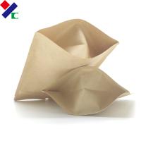 China Recyclable 180mic Kraft Paper Bags For Dry Food Packaging for sale
