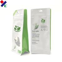 China Protein Flat Bottom Stand Up Zipper Pouch Nut Packaging With Window for sale