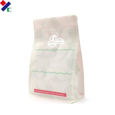 China Compostable 500Gram 1000Gram Coffee Packaging Bags With Zipper for sale