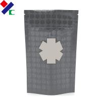 China Oxygen Proof  500g Matt Stand Up Zipper Bags With Window for sale
