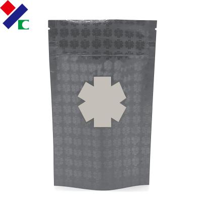 China Oxygen Proof  500g Matt Stand Up Zipper Bags With Window for sale