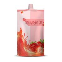 China 100ml Stand Up Reusable Plastic Juice Spout Pouch Non Toxic for sale