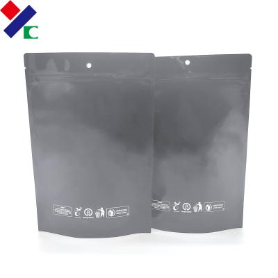 China Zipper Top Snack Food Stand Up Mylar Bags With Clear Window for sale