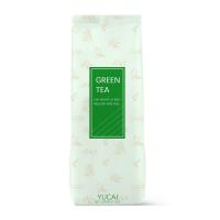 China Green Tea 100g Side Gusset Pouch Aluminum Foil lining Inside for sale
