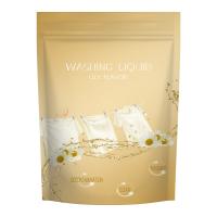 China Glossy Recyclable Packaging Bags Stand Up Zipper Pouch Laundry Condensate Beads 25 Pcs for sale