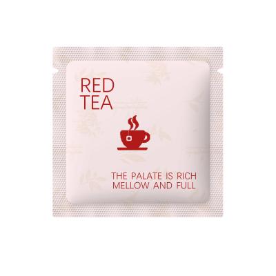 China Laminates Three Side Seal Pouch Aluminum Foil Tea Packaging Bag for sale