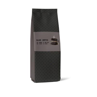 China 250g 500g 1000g Printed Stand Up Gusseted Bags With One Way Valve Tin Tie for sale