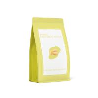 China Custom Logo Flat Bottom Box Pouches For Candy Packaging Resealable Zipper 100G for sale