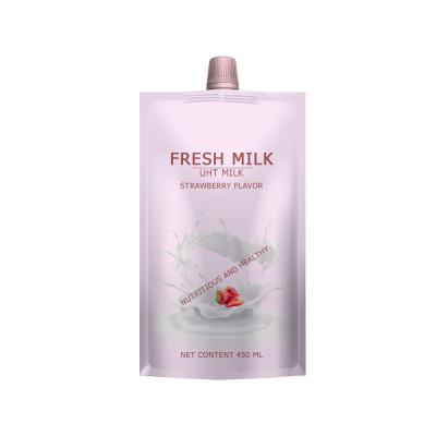 China Drinking Silver Biodegradable Packaging Bags Recyclable 200ml Retort 10ml 30ml  Water Spout Pouch for sale