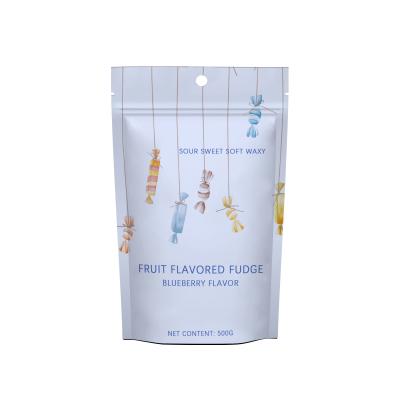 China Matte 250G Stand Up Pouch , Flat Bottom Zipper Biodegradable Coffee Bags With Valve for sale