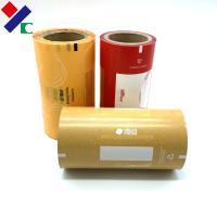 China Tea Coffee Sachet Film Roll Packaging Foil Materials Easy Tear Notches for sale