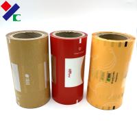 China Tea Coffee Sachet Film Roll Packaging Foil Materials Easy Tear Notches for sale