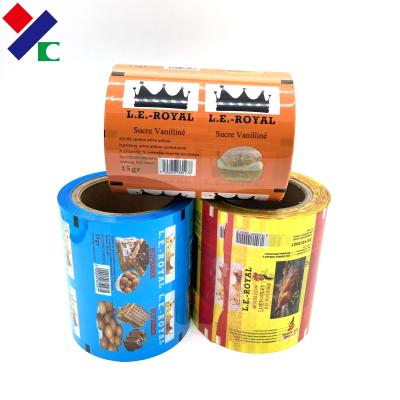 China Banana Flavor Powder Laminated Packaging Rolls High Barrier for sale