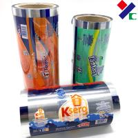 China Custom Print Plastic Foil Wrap Nut Tomato Sauce Automatic Packing Film for sale