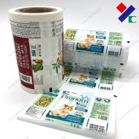 China Air Proof Pet Food Packaging Film Roll CMYK + Spot Color for sale