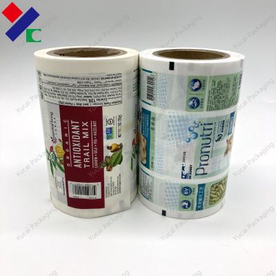 China Air Proof Pet Food Packaging Film Roll CMYK + Spot Color for sale
