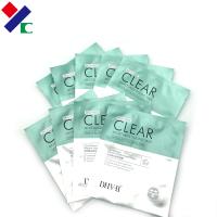 China Beauty Makeup Hdpe Kraft Paper Three Side Seal Pouch Custom Printing With Logo for sale