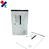 China Aluminum 3 Side Seal Sachet Recyclable Transparent 130*180 Makeup Tools Sealable Pouch for sale