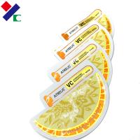 China 0.1mm Thickness Heat Seal Packaging Bags Matte Finish Mask Shaped Pouch for sale